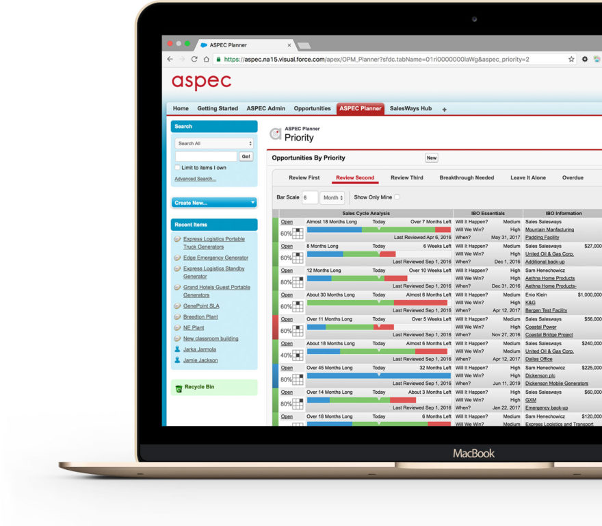 ASPEC SF - SalesWays - ASPEC - Unique Sales Opportunity Management ...